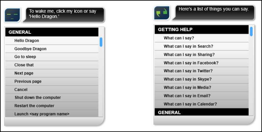 How do I issue commands in Dragon Assistant?